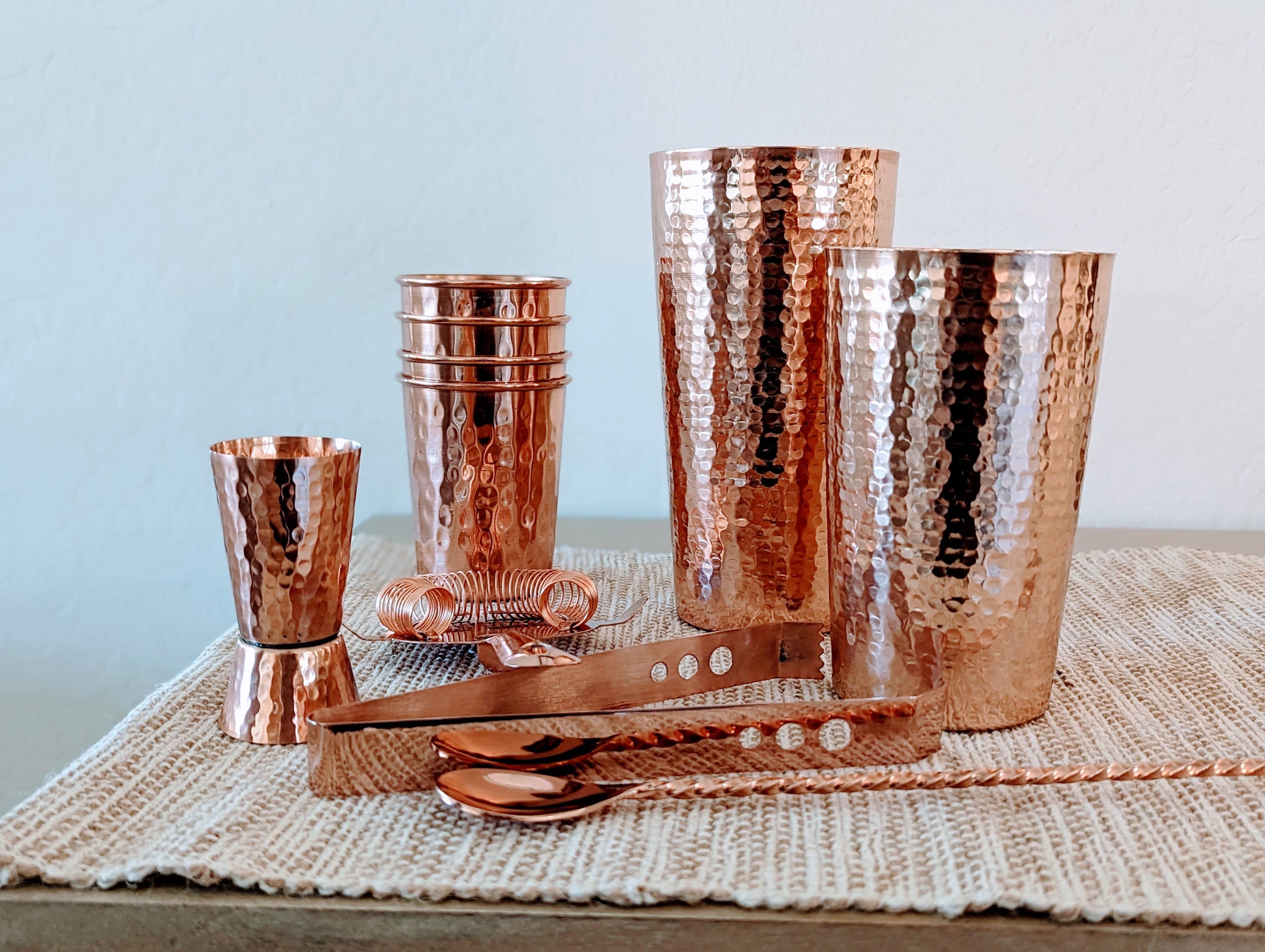 Tara Handicraft - Copper Cocktail Shaker | The Crow and Cactus Company