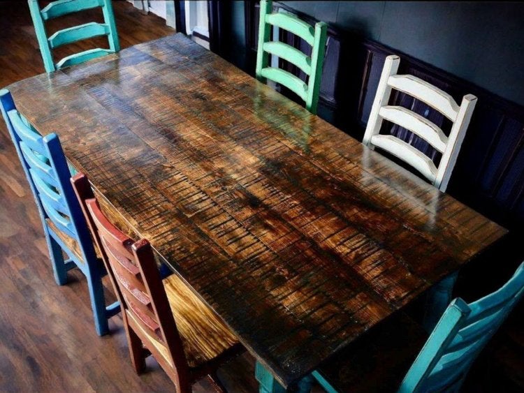 Farm Dining Table Set | The Crow and Cactus Company