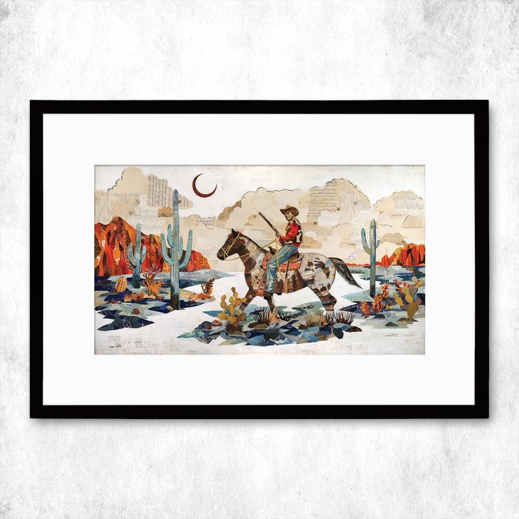 Dolan Geiman Night Scout Limited Edition Paper Print The Crow And Cactus Compan Y Llc